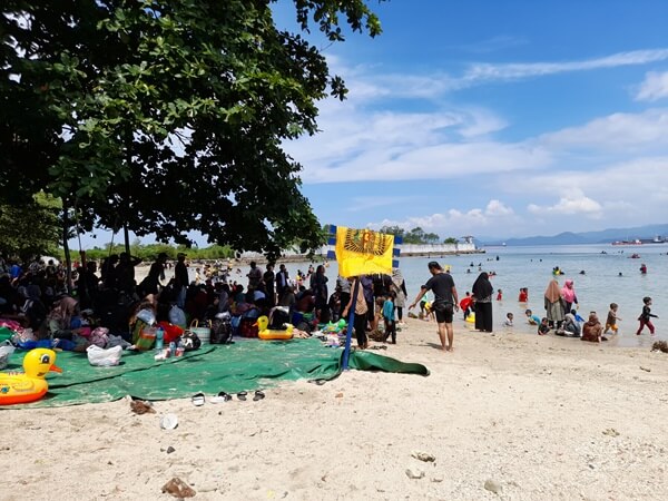 10 Potret Pantai Tiska Di Panjang Bandar Lampung